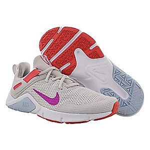Nike Legend Essential Womens Shoes Size 5, Color: Vast Grey/Fire Pink