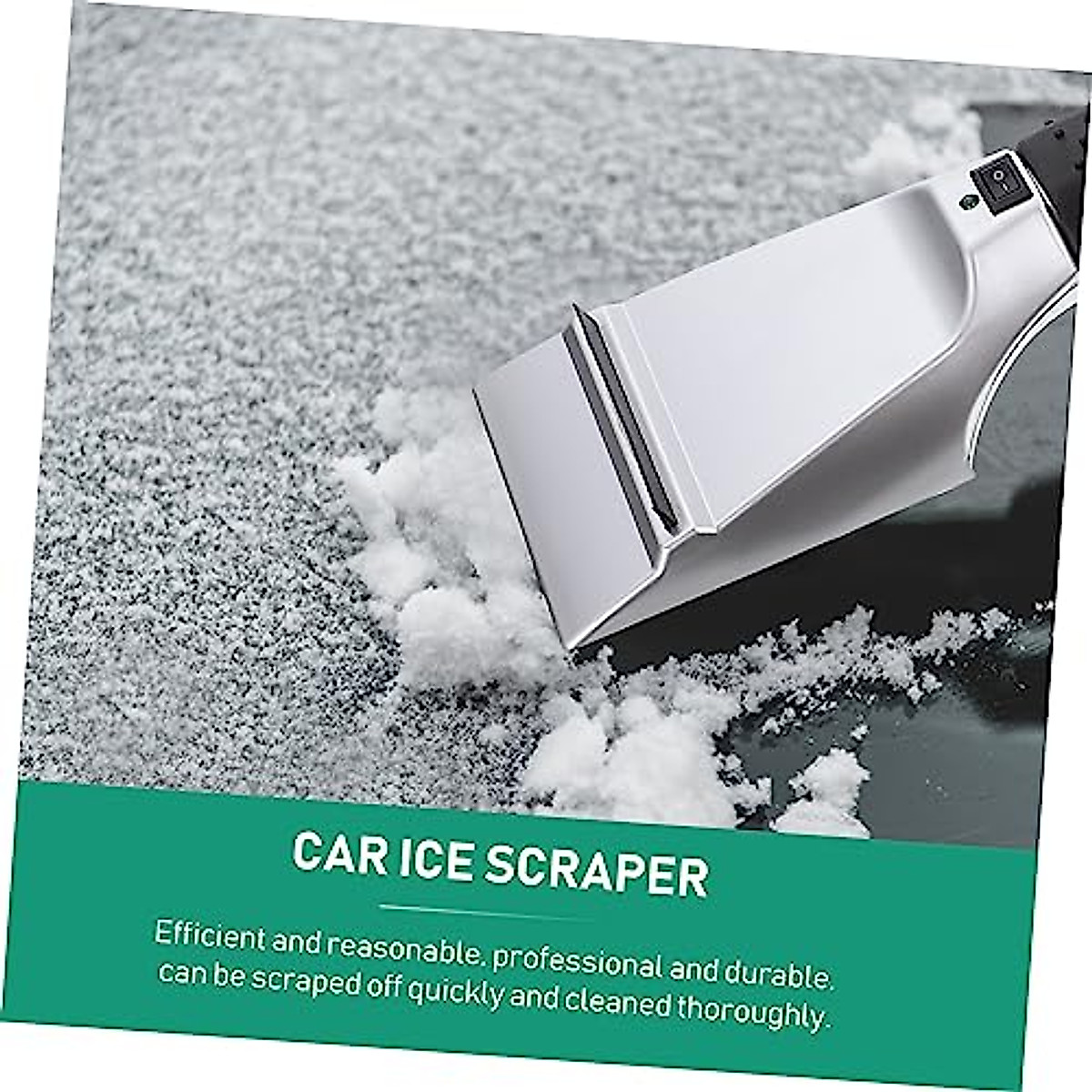 Vaguelly Snow Shovel Electrical Tools Hand wisking Tool Electric Power Tools ice scrapers for car Windshield Snow Wiper for car Windshield ice Scraper Car Snow Removing Tool Snow Remover
