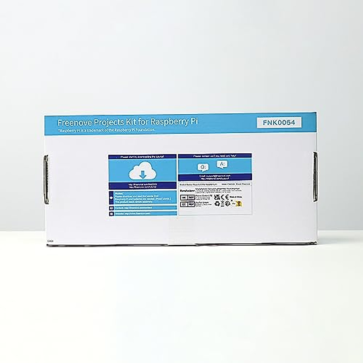 Freenove Projects Kit for Raspberry Pi 5 4 B 3 B+ 400 Zero 2 W, Simple Wiring, 860-Page Detailed Tutorial, Python C Java Scratch Processing Code, 132 Projects (Raspberry Pi NOT Included)