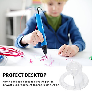 2pcs Pen base Transparent Printing Pen Holder printing brush rack Printing Pen Rack Printing Brush Stand pen storage rack Printing Pen Stand copying board 3d plastic pencil