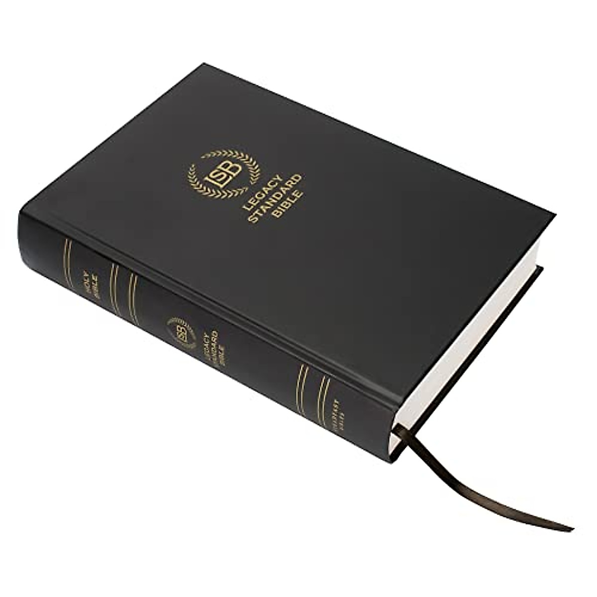 LSB Large Print Wide Margin Black Hardcover
