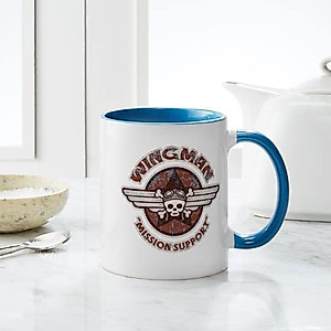 CafePress Pirate Pilot Wingman Mug Ceramic Coffee Mug, Tea Cup 11 oz
