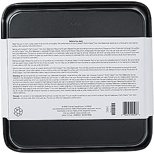 Cuisinart 9-Inch Chef's Classic Nonstick Bakeware Square Cake Pan, Silver