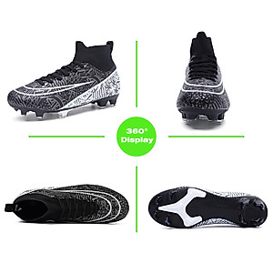 Mens Soccer Cleats Women Football Cleats Tacos De Futbol para Hombre Soccer Shoes Football Shoes for Turf Futsal Shoes Cleats Football Turf Cleats Professional Football Training Boots AG FG