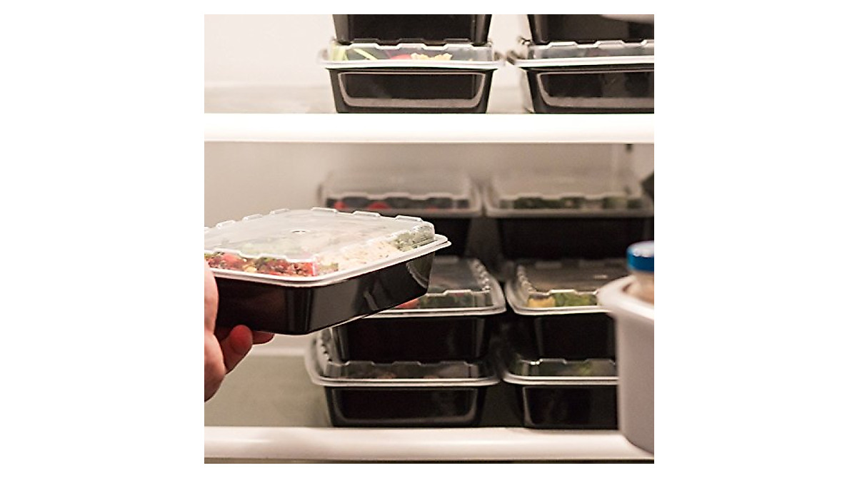 Snap Pak 38oz Food Storage Containers Pack | Leak Resistant & Microwave ...