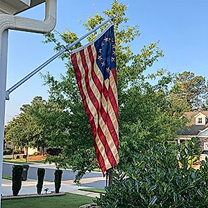 FRF Tea Stained 13 Stars American flag Besty Ross Flags 3x5 Vintage USA ...