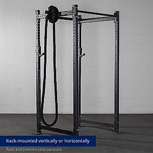 Titan Fitness Rack Mounted Infinity Rope Pulley System Fits 14 FT Endless Infinity Rope