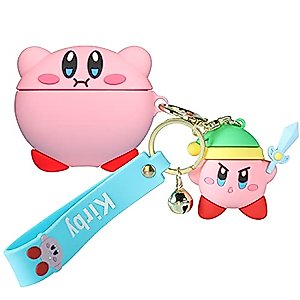 Besoar Keychain Kriy for Airpod Pro 2019/Pro 2 Gen 2022 Case Cartoon Cute Character Kawaii Silicone Design 3D Cover for Airpods Pro Stylish Funny Fun for Girls Boys Teen Kids Cases Air Pods Pro