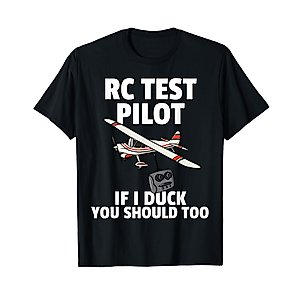 RC Test Pilot Gift For RC Plane Model Airplane Lover T-Shirt