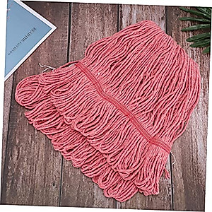 IWOWHERO 1pc Practical Mop Cloth Household Spray Mop Washable Sponge Headband Wet Mop Sponge Mop Refill Reusable Mop Head Commercial Mop Mop Refill Mops Red