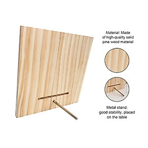 Inspirational Wood Sign, May Your Troubles Be Less & Blessings Be More, Wood Plaque Table Art Sign 6.2*6.2inch, Home Decor Sign, Farmhouse Wall Decoration, Gift for Friend or Siblings, Colleague Gift