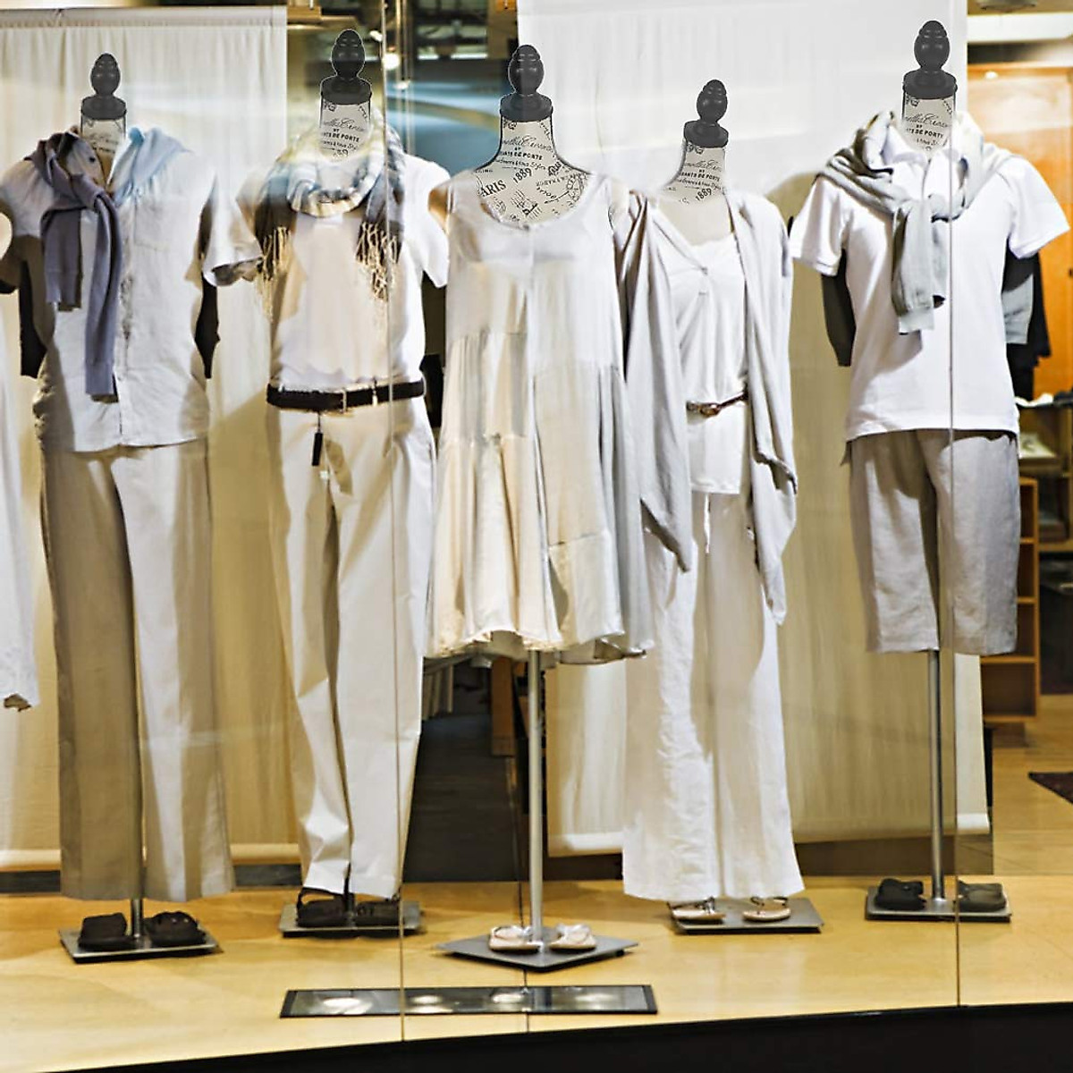 Dressform Mannequin Torso Dress Form 60-67 Inch Height Adjustable Female Model Display Mannequin Body High Density Foam with Wooden Tri-Pod Stand for Sewing Dressmakers Dress Jewelry Display