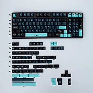 171 Keys Doubleshot Keycaps Cherry Profile Monster Custom Keycaps Set for Cherry MX Gateron Kailh Box Switches Mechanical Keyboards