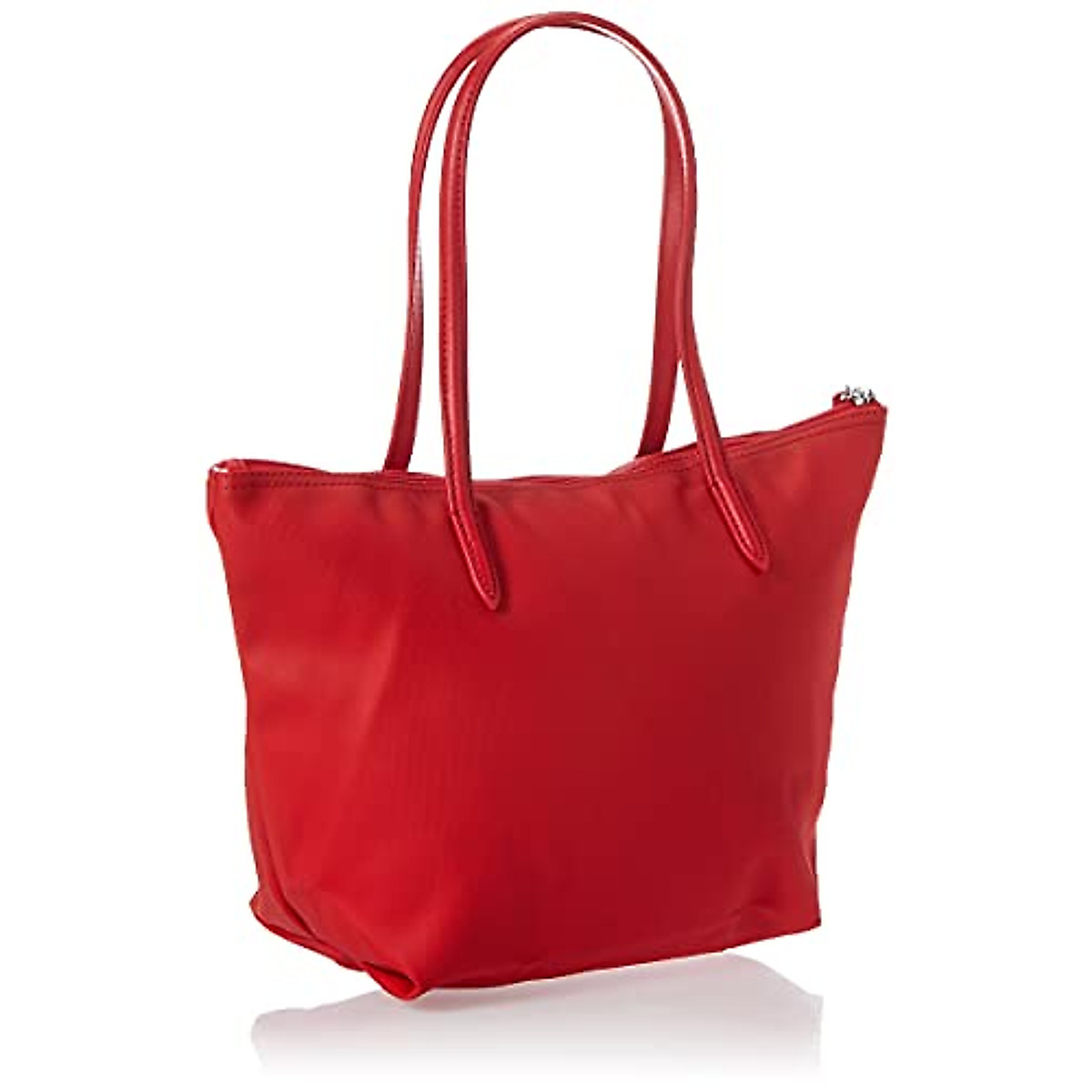Lacoste Women's L.12.12 Small Tote Bag Shoulder Handbag, High Risk Red, One Size
