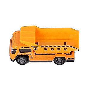 SUAA Alloy Metal Truck Toys, Alloy Engineering Vehicle Toys 1:64 Joints Slidable for Home (Type 2)
