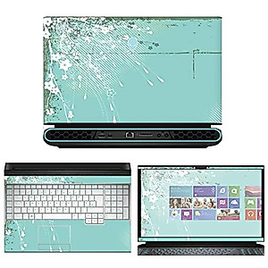 Decalrus - Protective Decal Floral Skin Sticker for 2019 Alienware Area-51m AWAR51M (17.3" Screen) case Cover wrap ALarea51m_17-78