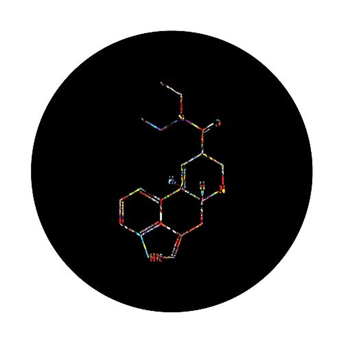 Cool LSD Molecule C20H25N3O Chemistry Phone Accessory