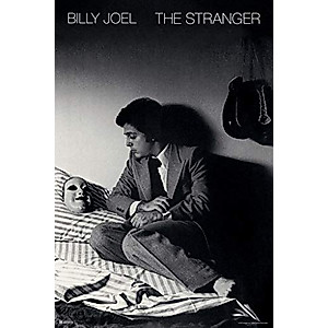 Billy Joel The Stranger Wall Art Poster Vintage Album Cover Posters Retro Decor Classic Rock Music 70s 80s Home Living Room Decoration Greatest Hits Merchandise Cool Wall Decor Art Print Poster 12x18