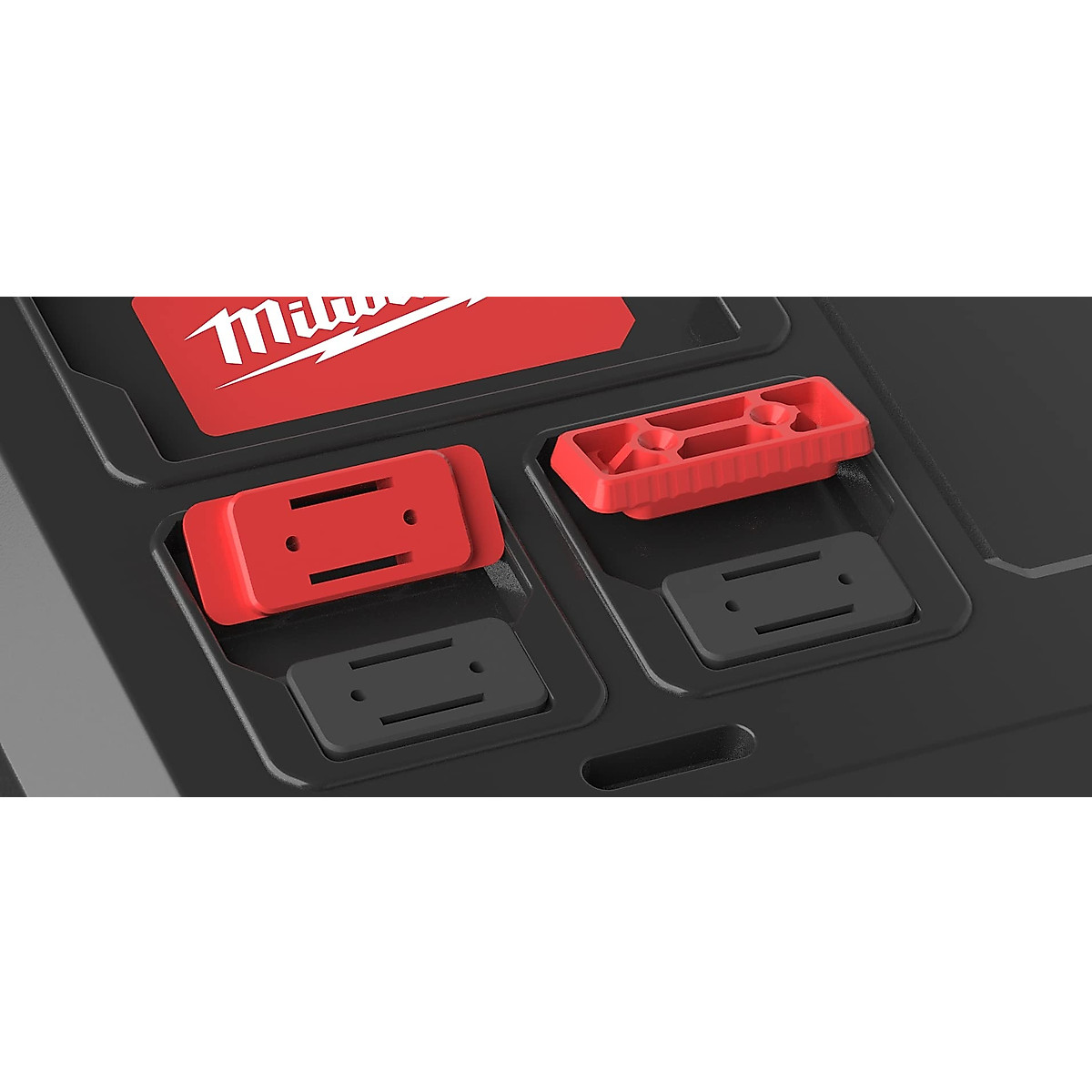 NyVoozy(20pcs-Red Feet Mounting System,Mounting Feet for Milwaukee Packout, Mounting Feet for Milwaukee Packout System