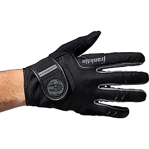 Franklin Sports Spartan Race Gloves - Mens + Womens OCR Obstacle Course Gloves - Pair - Black/Grey - Multi Sport Gloves Large