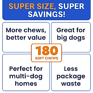 BARK&SPARK Dog Probiotics & Digestive Enzymes (Gut Health) Allergy & Itchy Skin - Pet Diarrhea Gas Treatment Upset Stomach Relief, Digestion Health Prebiotic Supplement Tummy Treat (180Ct Chicken)