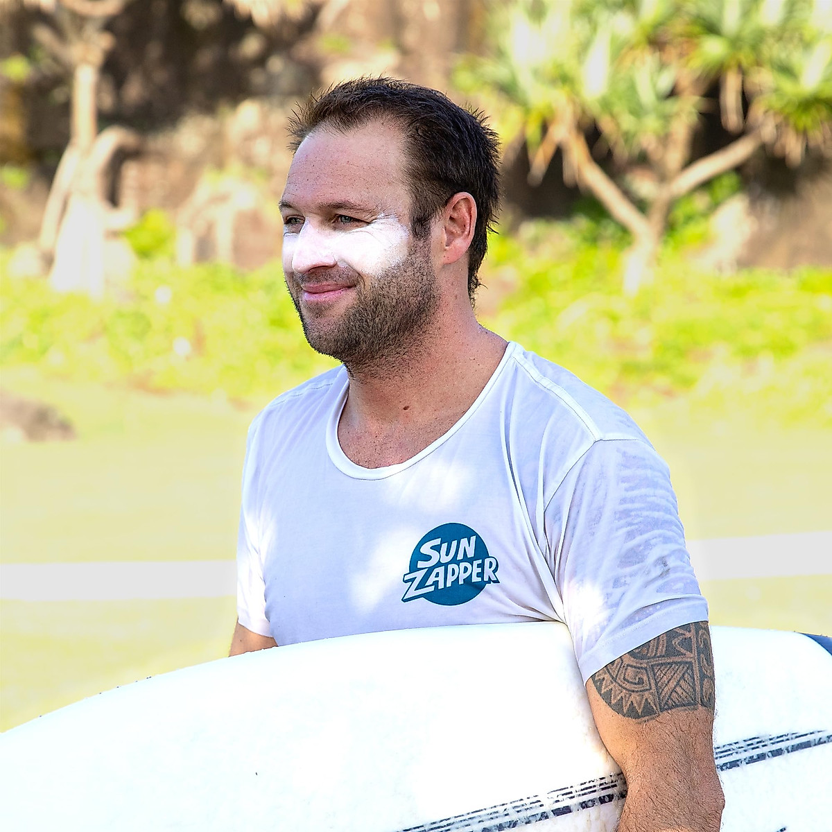 Sun Zapper Zinc Oxide Sunscreen Stick – SPF 50+ Waterproof – 3-Pack (Pink, White, Blue) – For Face & Body – Adults, Kids, Baby – Travel Size – Made in Australia