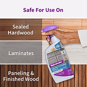Rejuvenate Cabinet & Furniture Cleaner pH Neutral Streak and Residue Free Cleans Restores Protects