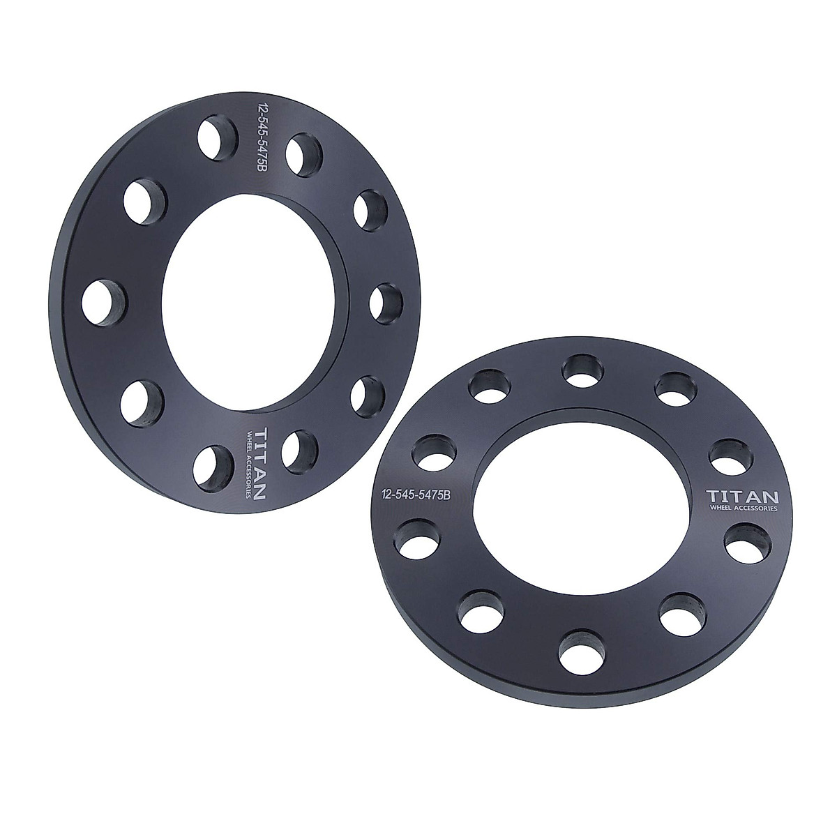 (2) Billet 1/2" Flat Wheel Spacers Adapters | 5x4.5 | Fits Ford Mustang Ranger Explorer and More