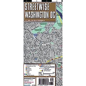 Streetwise Washington DC Map - Laminated City Center Street Map of Washington, DC (Michelin Streetwise Maps)