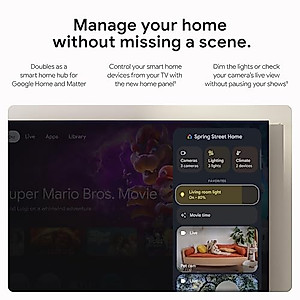 Google TV Streamer 4K - Fast Streaming Entertainment on Your TV with Voice Search Remote - Watch Movies, Shows, Live TV, and Netflix in 4K HDR - Smart Home Control - 32 GB of Storage - Porcelain