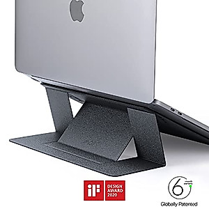 MOFT Invisible Laptop Stand, Lightweight Non-Adhesive 2-Height, Easy Switch Between Devices Computer Desk Stand Fits All Laptops up to 17”
