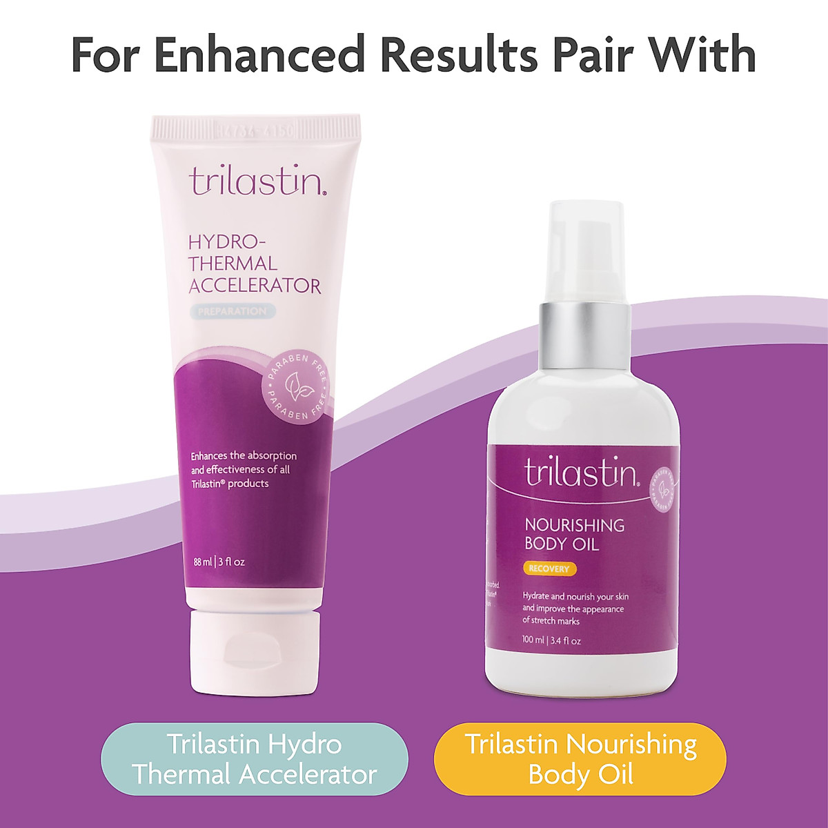 TriLASTIN SR Vit. Infused Intensive Stretch Mark & Scar Cream for Pregnancy - 5.5 Oz, Cocoa Butter Scar Treatment, Hypoallergenic & Paraben-Free - Moisturizing Lotion for Women