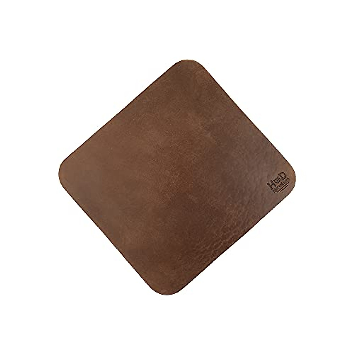 Hide & Drink, Thick Leather Durable Mouse Pad, Executive Work Desk & Office Essentials Handmade (Bourbon Brown)