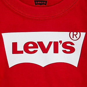 Levi's Baby Batwing T-Shirt, Super Red, 18M