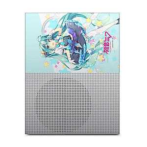 Head Case Designs Officially Licensed Hatsune Miku Stars and Rainbow Graphics Matte Vinyl Sticker Gaming Skin Decal Cover Compatible with Xbox One S Console