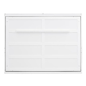 Murphy Bed Queen Murphy Bed Cabinets, Queen Size Murphy Bed Cabinet Bed, Solid Wood Wall Bed, Hidden Murphy Bed Foldable Platform Bed Frame, Horizontal Murphy Bed for Guest Room Apartment Studio, Grey