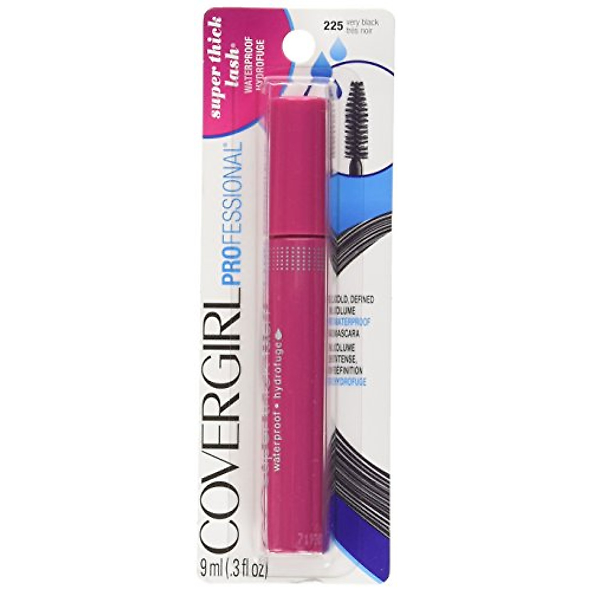 COVERGIRL Professional Super Thick Lash Waterproof Mascara 225 Very Black, .3 oz