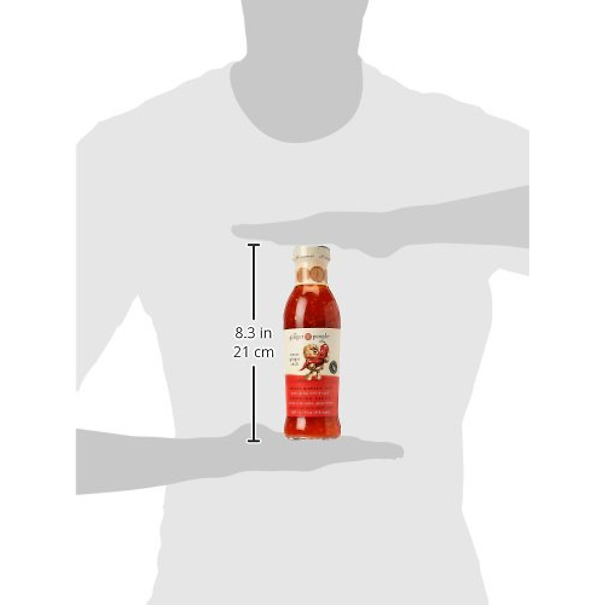 Ginger Sweet Chili Sauce – Sweet and Spicy Dip Cooking Sauce | Organic and Brings Natural Taste of Ginger, Chili, and Red Pepper | Full of Life and Good Health | 12.7 oz