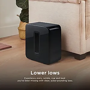Sonos Sub (Gen 3) - The Wireless Subwoofer for Deep Bass - Black