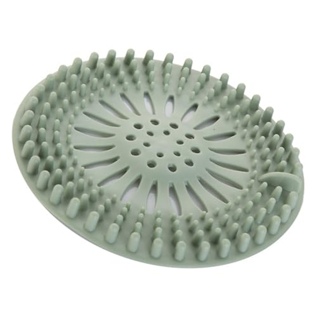 Shower Drain Cover TPR Sink Hair Catcher Stopper Drain Strainer Bath Shower Plug Hole Hair Catcher Kitchen Sink Drain Strainer for Kitchen Bathroom Bathtub (Blue)