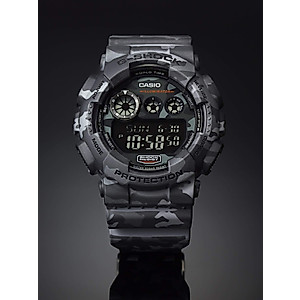 Casio G Shock Men's GD-120CM-8CR G-Shock Digital Display Quartz Grey Watch