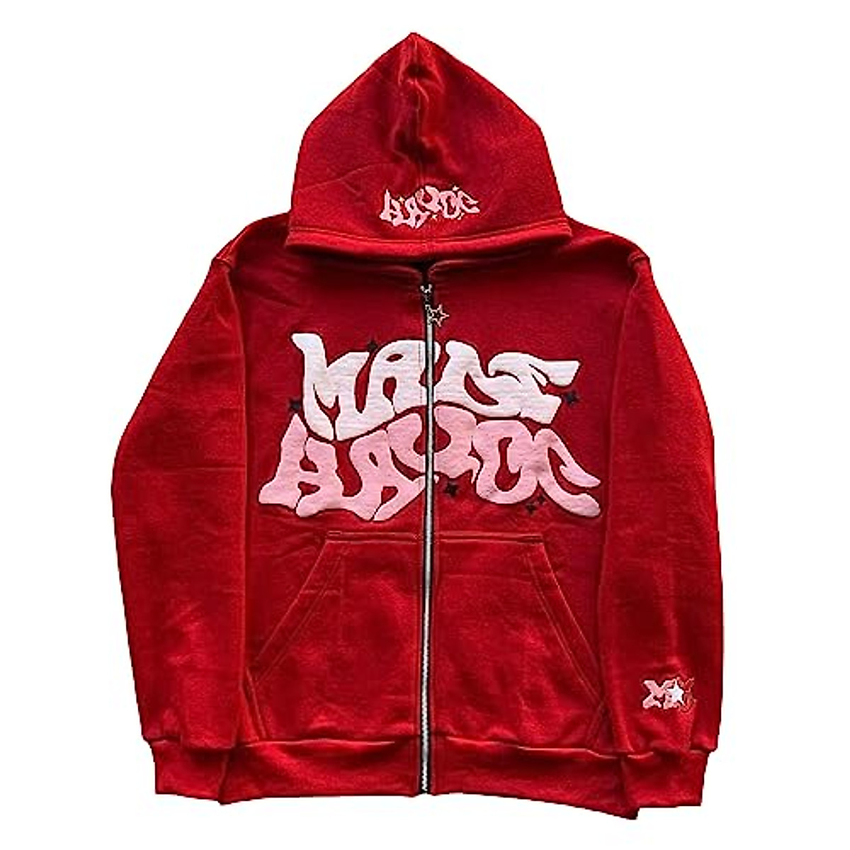 Y2K Hoodie Women Men Zip Up Grunge Aesthetic Hoodies Casual Vintage Oversized Pullover Sweatshirt Harajuku Jacket