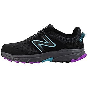 New Balance Women's Fresh Foam 510 V6 Trail Running Shoe, Magnet/Cosmic Rose/Virtual Blue, 8 Wide