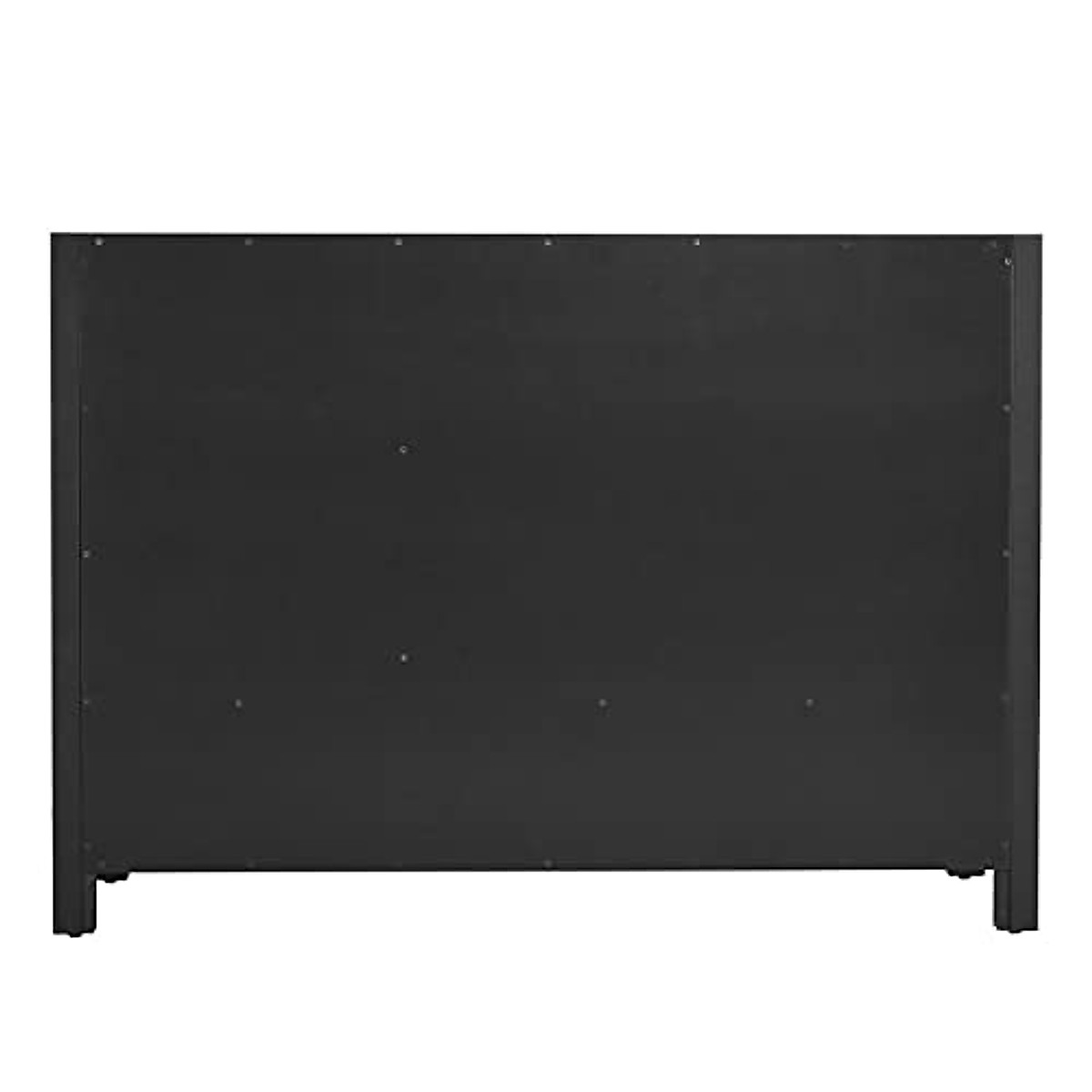 Signature Hardware 951878-RUMB-0 Radke 48" Free Standing Single Vanity Cabinet Set with Wood Cabinet, Quartz Vanity Top and Rectangular Undermount Sink - No Faucet Holes