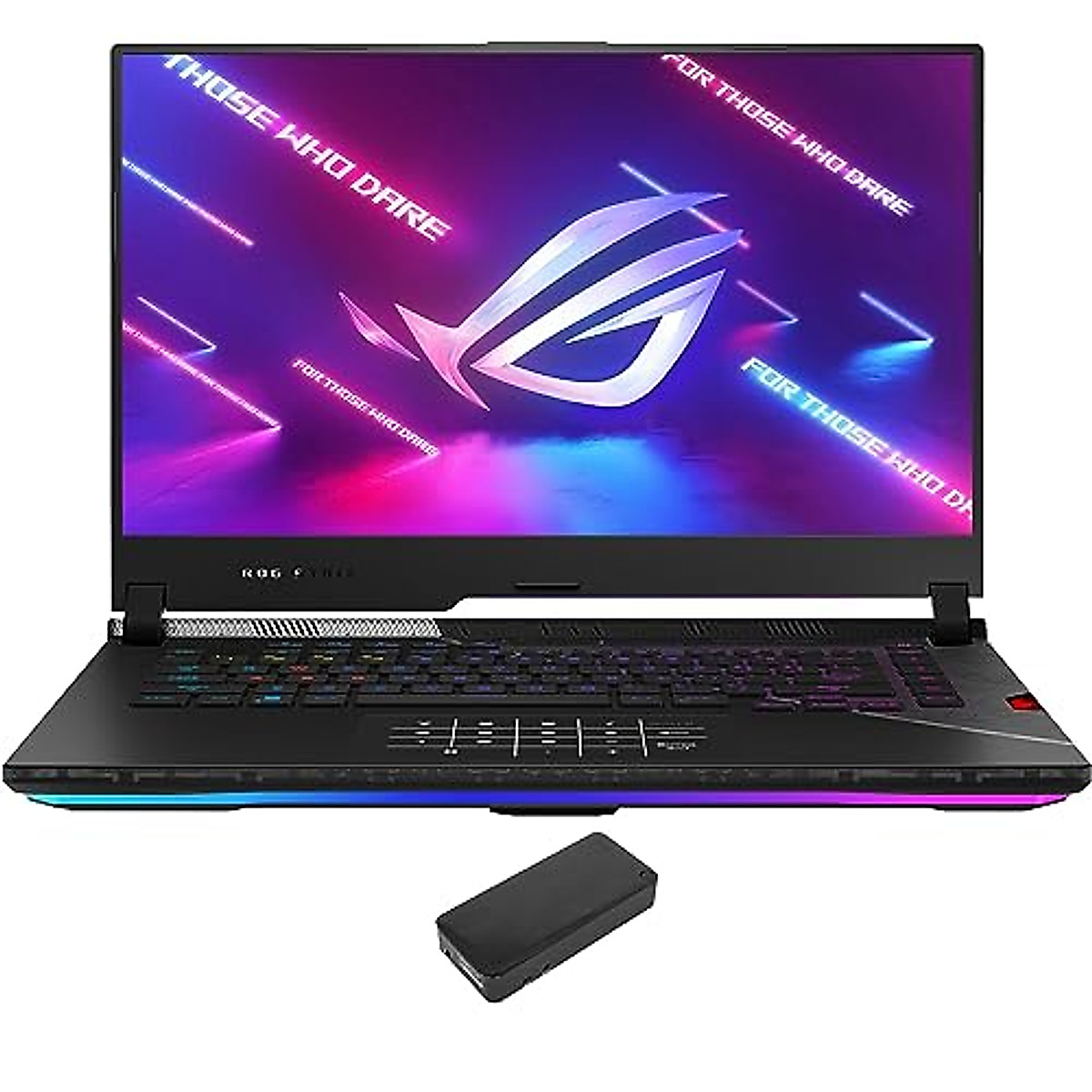 ASUS ROG Strix Scar 15 Gaming & Entertainment Laptop (Intel i9-12900H 14-Core, 64GB DDR5 4800MHz RAM, 2x8TB PCIe SSD RAID 0 (16TB), GeForce RTX 3080 Ti, 15.6" 240 Hz Win 11 Pro) with DV4K Dock