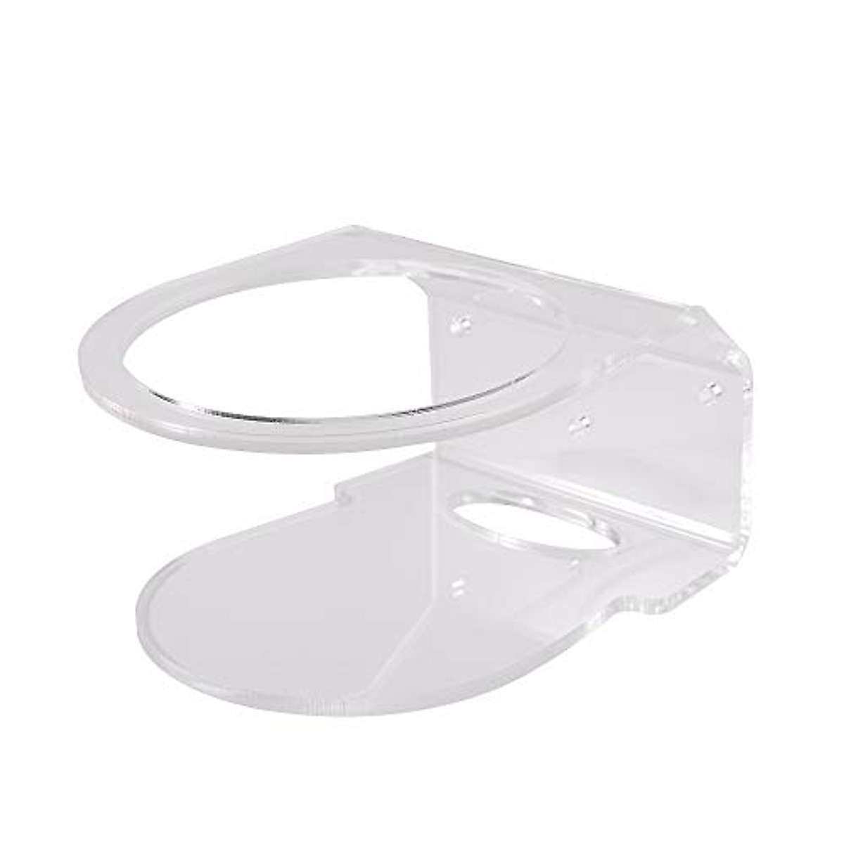 BECEMURU 2 Pack Wall Mount Holder Compatible with TP-Link Deco X20 6 Mesh WiFi System,Deco X60 Mesh WiFi System,Sturdy Transparent Acrylic Brackets,Space Saving,Without Messy Wires