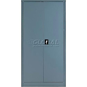 Global Industrial Assembled Janitorial Cabinet, 36x18x72, Gray