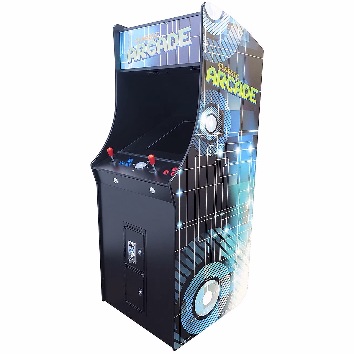 Creative Arcades Full Size Stand-Up Commercial Grade Cabinet Arcade Machine | 2 Player | 60 Classic Games | 22" LCD Screen | 2 Sanwa Joysticks |Trackball | 3 Year Warranty