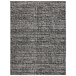 Garland Rug Rumba 9 ft. x 12 ft. Area Rug Black/Earth Tone