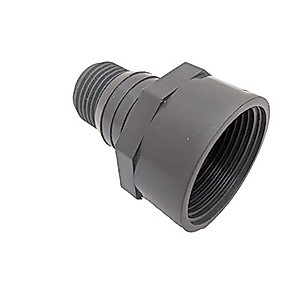 Van Enterprises 1.25" Female NPT Garden Hose Adapter (1.25" FIPT x 1.25" Barb x 3/4" GHT) for Pool and Sump Utility Pumps (Available 1" or 1.25" Female NPT Adapters) …